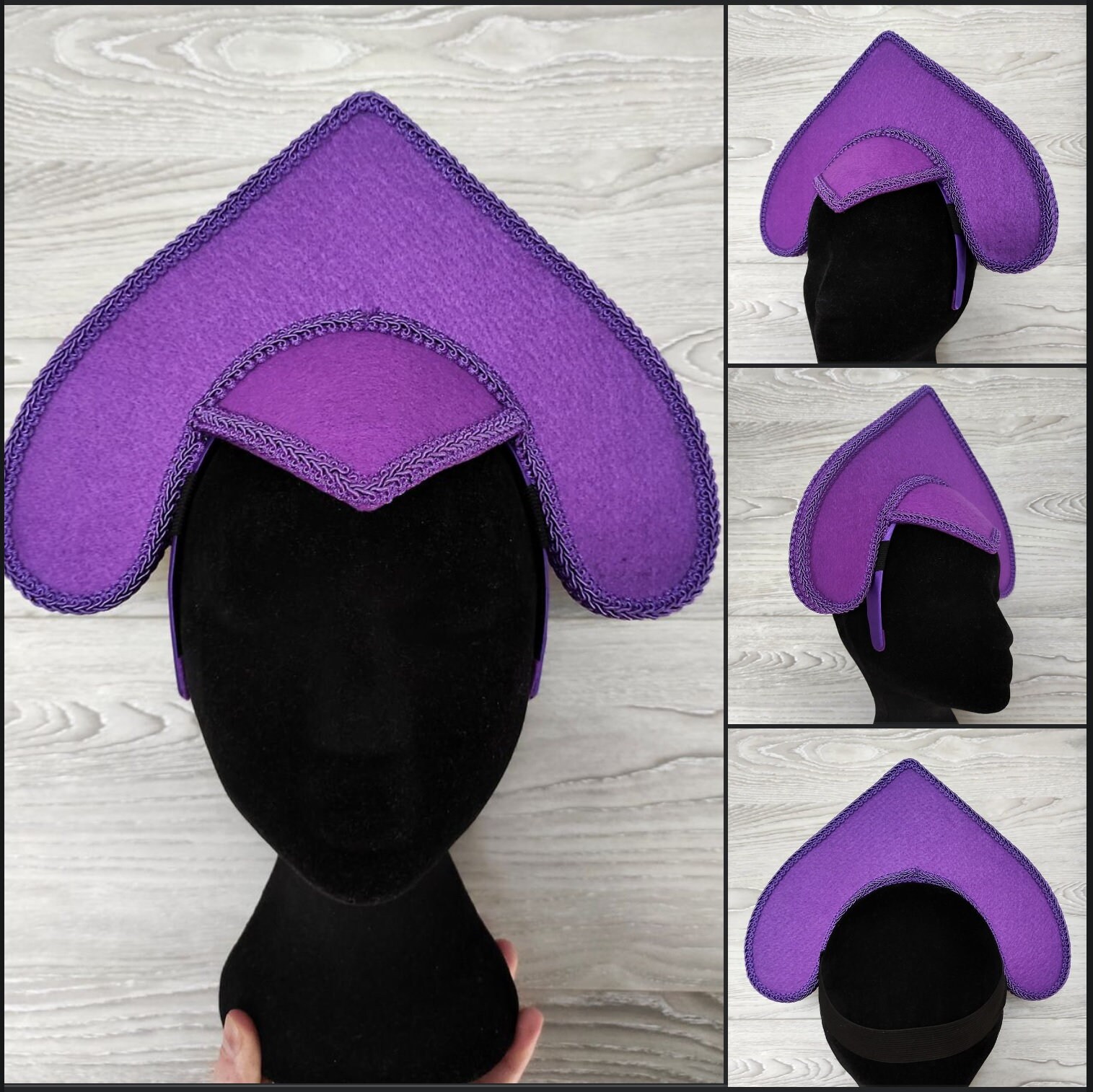 DELUXE BASE Frame for a Headpiece Headdress Crown Kokoshnik Headband ...