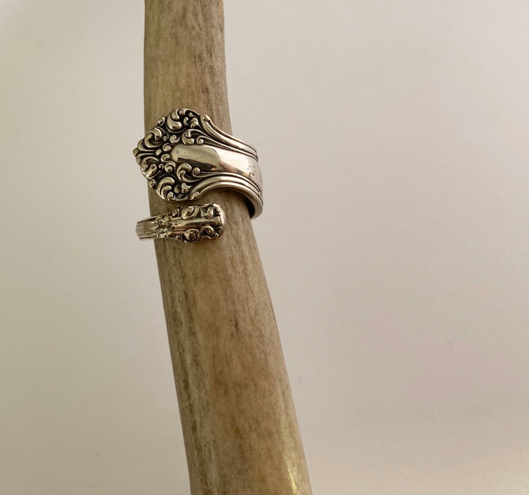 Avon 1901 Art Deco Wrap Around Spoon Ring Silverplate - Etsy