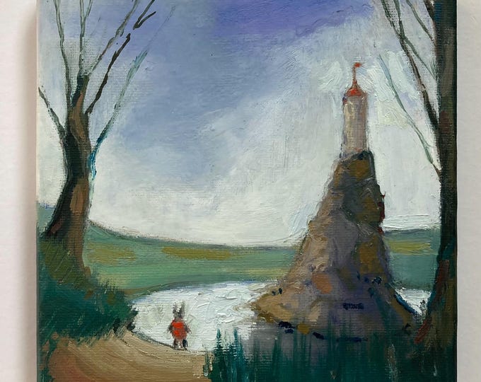 Original Small Oil Painting, Original Small Oil Landscape, Original Oil ...