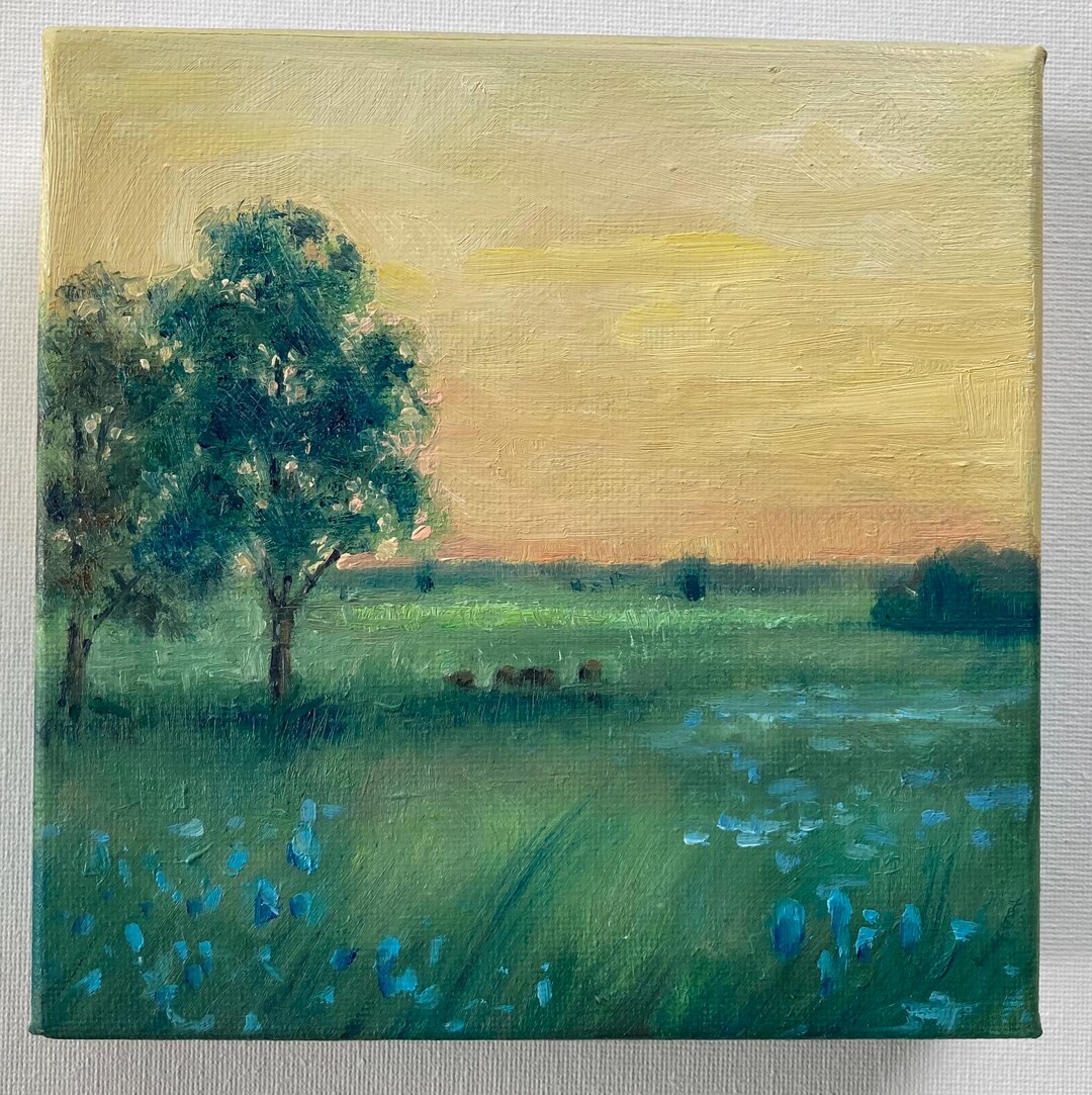 Original Small Oil Painting, Original Small Oil Landscape, Painting of ...