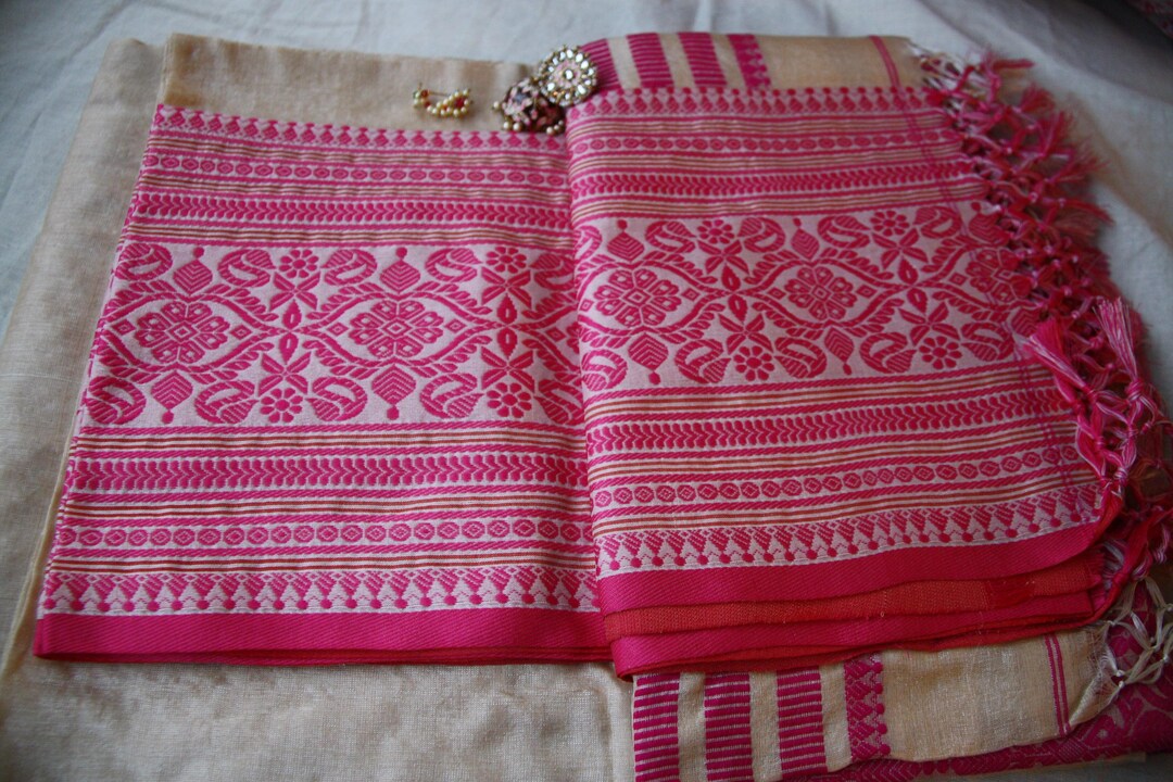 Very Elegant Bengal Pure Tussar Silk Saree | Original Tussar Color With ...