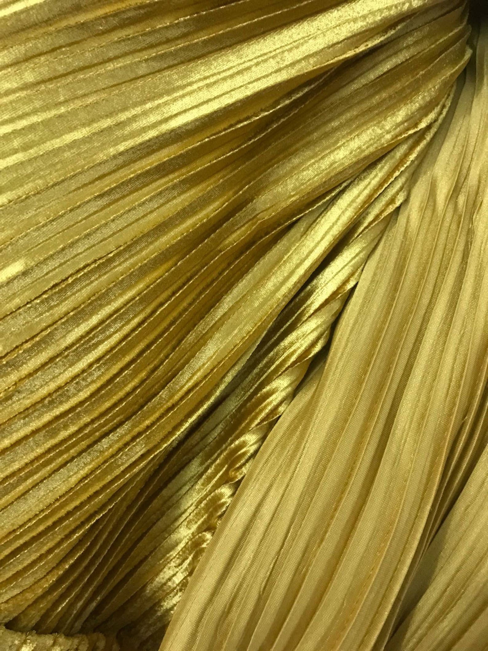 2 Meters 150cm 59.05 Width Gold Crumple Accordion - Etsy