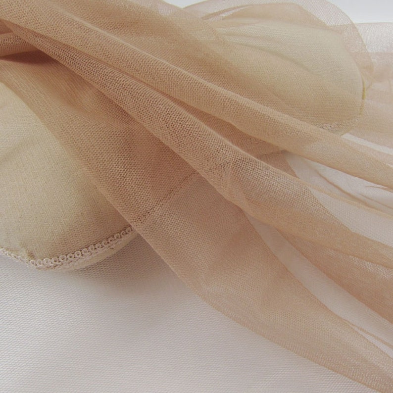 5 Meters 155cm 61" Width Khaki Micro-hard Mesh Tulle Fabric Girl ...