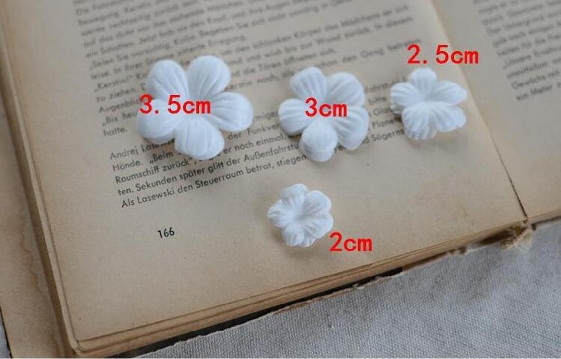 200pcs 2-3.5cm Ivory Craft Appliques Patches for Dress - Etsy