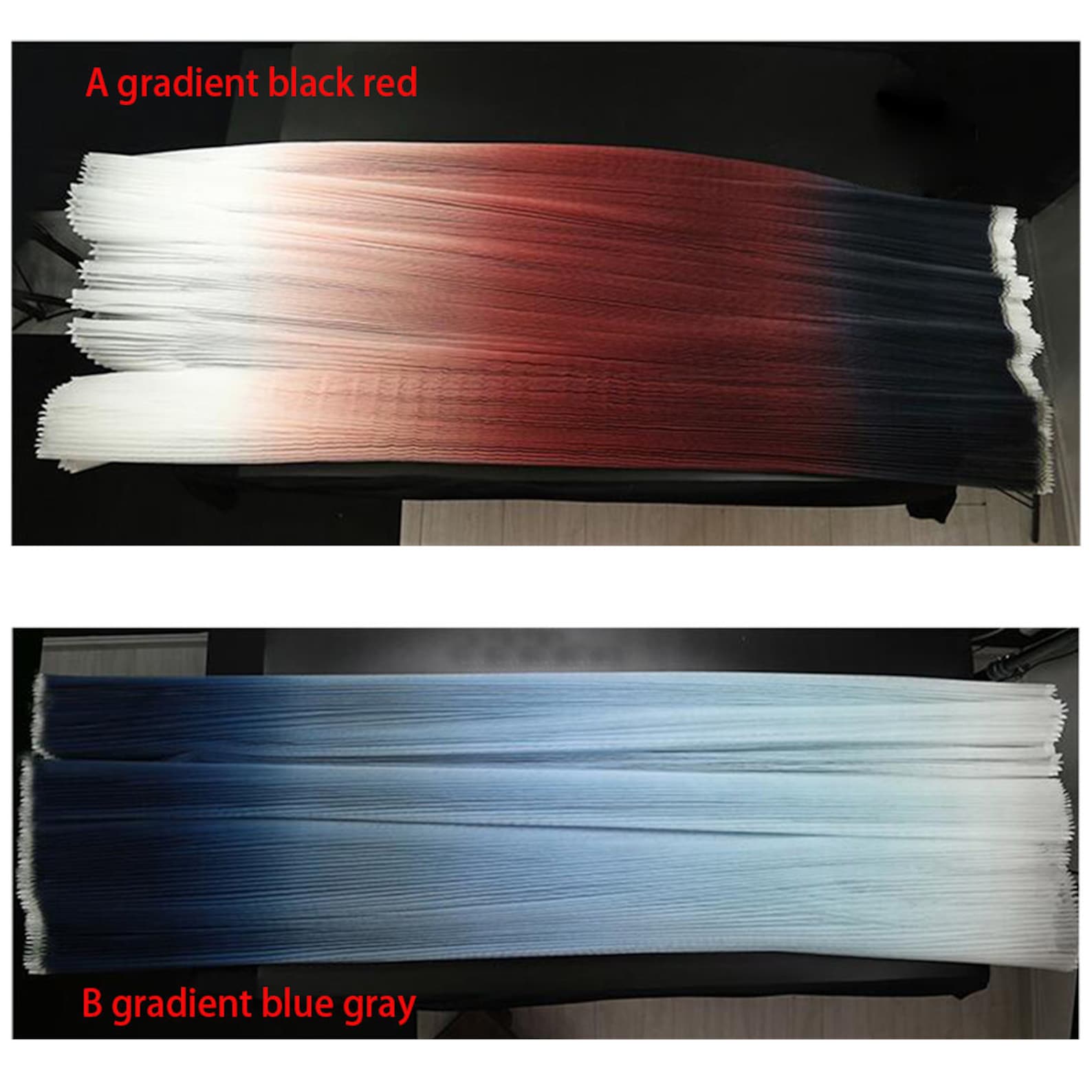 Gradient Green Pleated Organza Fabric Plisse Fabric Accordion - Etsy