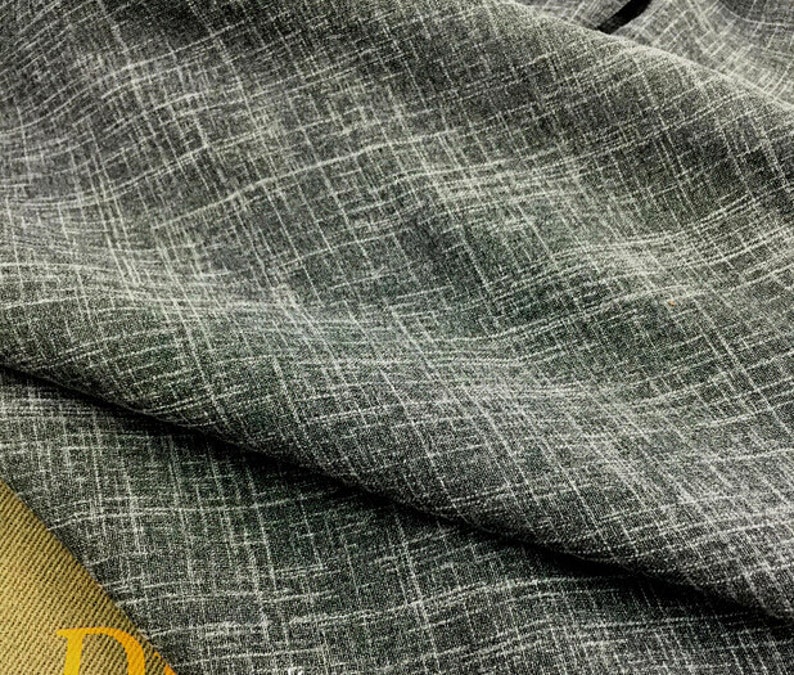 2 meters 150cm 59.05 width gray ivory linen yarns fabric | Etsy