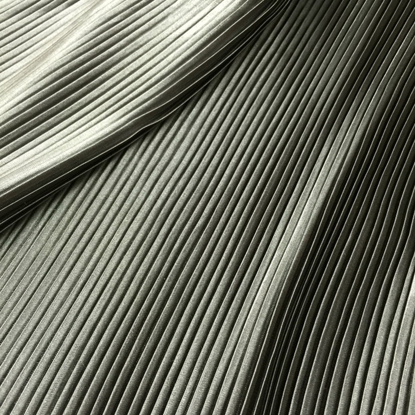 Multicolor Satin Pleated Fabric Line Texture Fine Stripe - Etsy