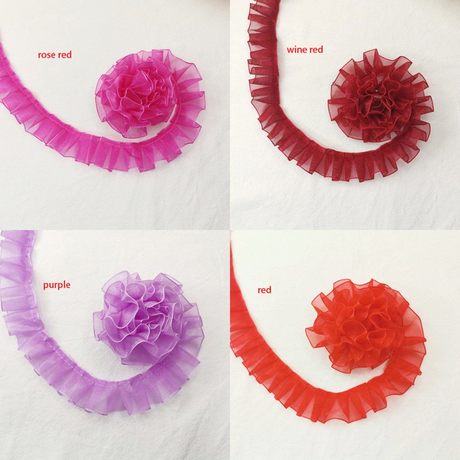 Ruffled Trims 20 Yards Lace Trim Ribbon Fabric for Dress Skirt - Etsy