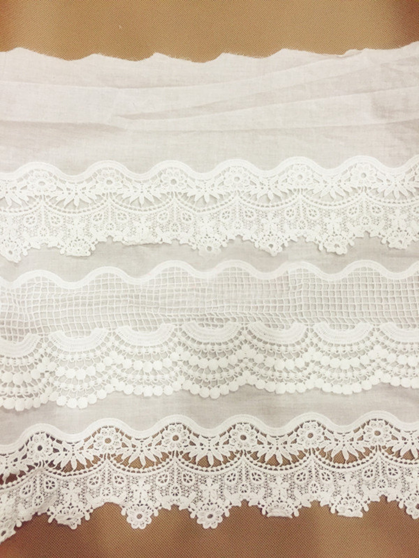 2 Yard 36cm 14.17 Wide Ivory Fabric Cotton Embroidery - Etsy