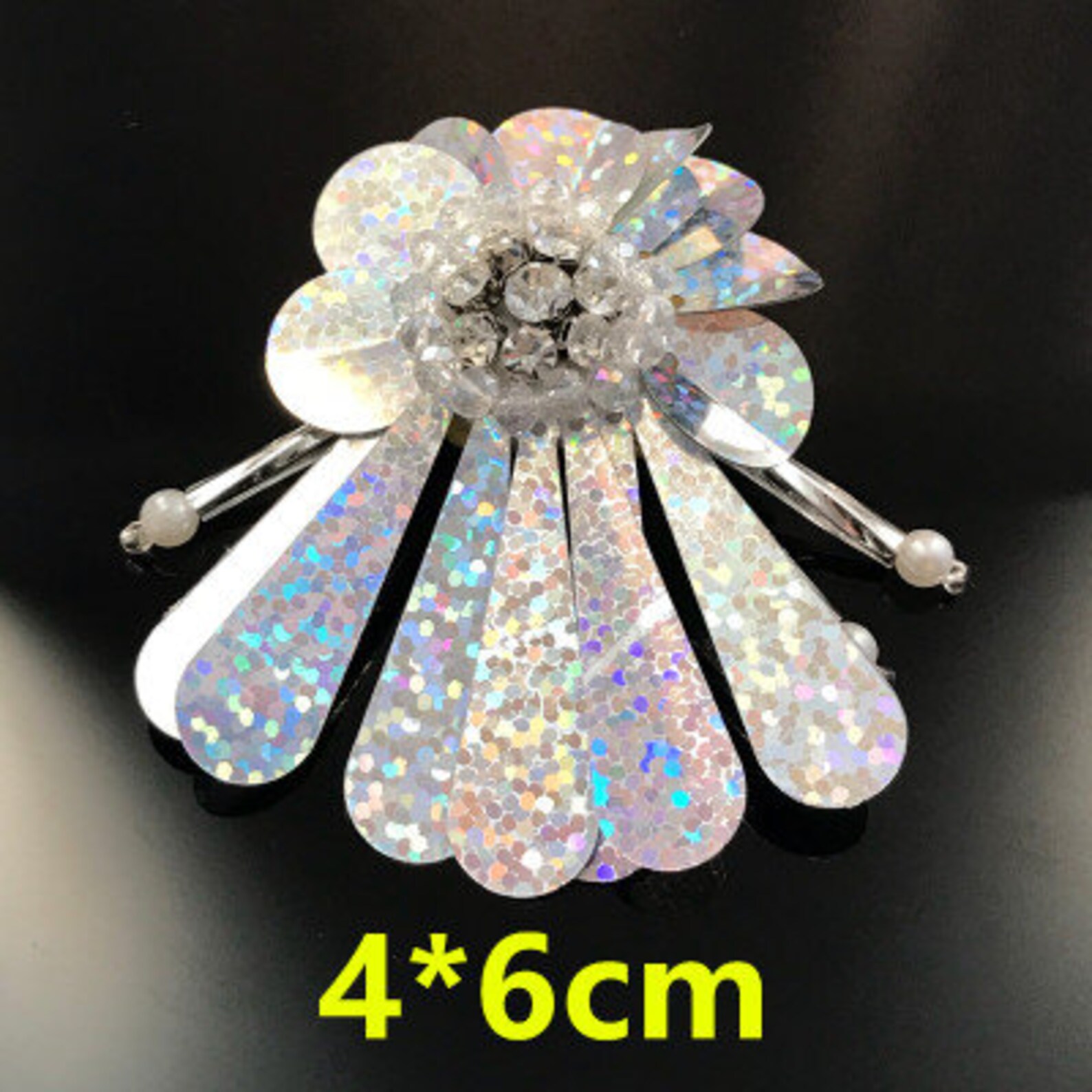14-40pcs Rhinestones Sequins Beads Flower Foral Appliques - Etsy