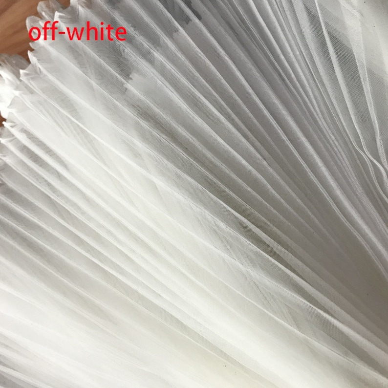 2 Meters Light Purple Pleated Mesh Tulle Fabric Hard Net Stiff - Etsy