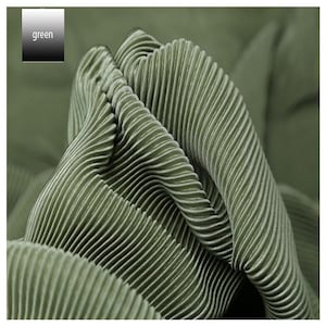 Blue Pleated Fabric Stretch Fabric Line Texture Elastic Fine Stripe ...