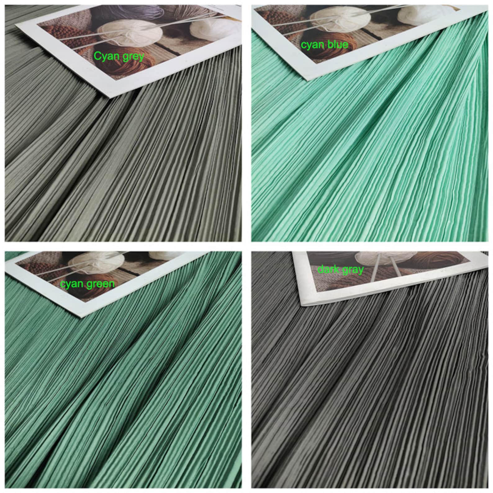 Pleated Fabric Stiff Plisse Accordion Creative Crimping Handmade DIY ...