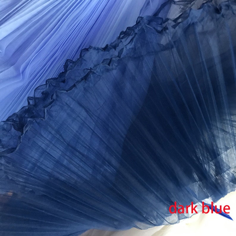 2 Meters Light Purple Pleated Mesh Tulle Fabric Hard Net Stiff - Etsy