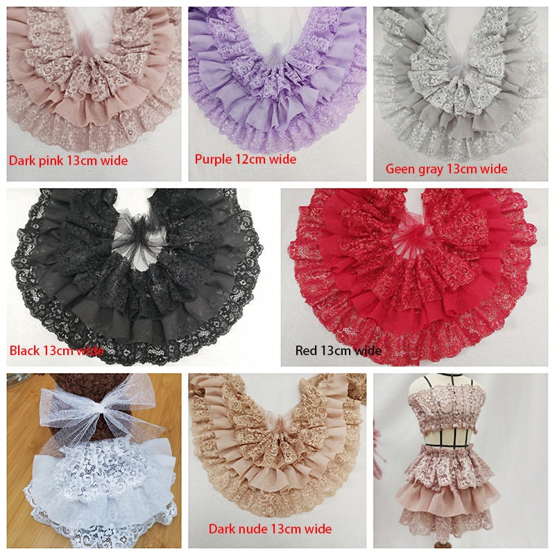 Lace Ruffle - Etsy