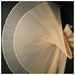 Light Yellow Organ Pleated Hard Mesh Fabric Plisse Fabric Accordion ...