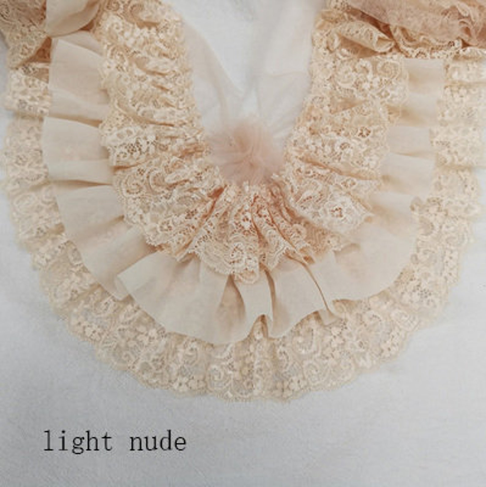 Ruffled Sewing Trims 3 Yards Three Layers Chiffon Lace Fabric - Etsy