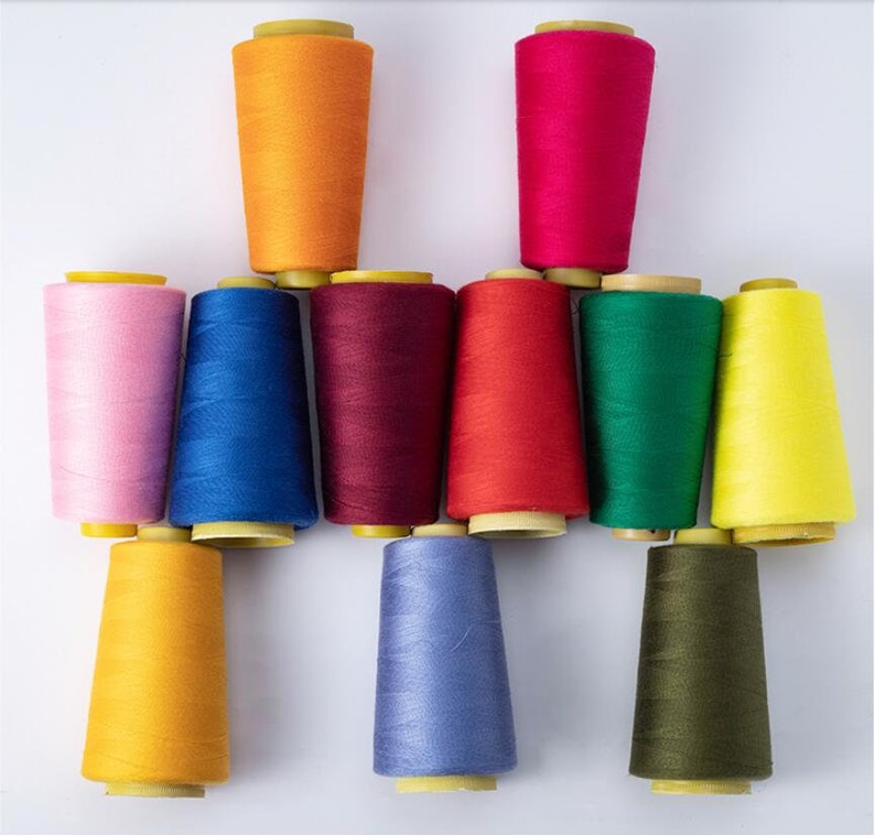 3 Cones Polyester Sewing Thread 3000 Yard Each Machine Hand - Etsy