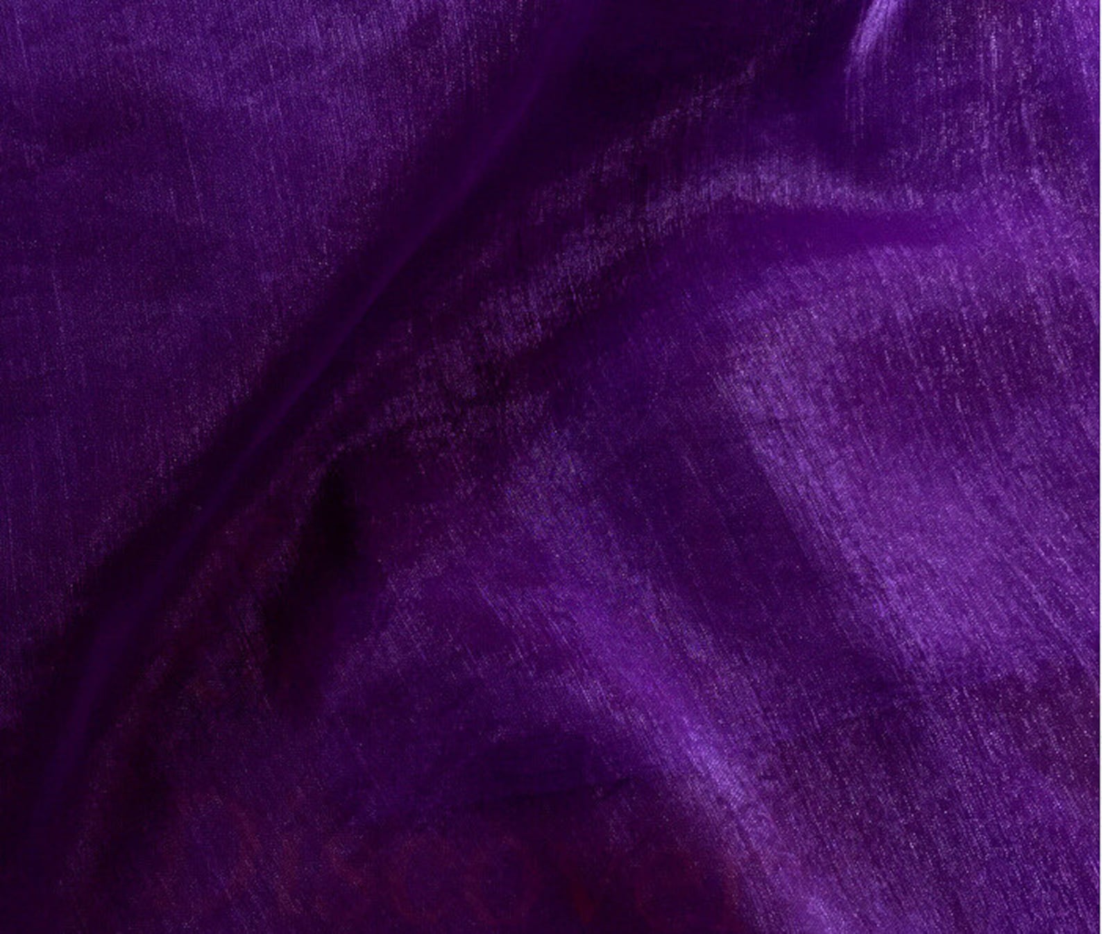 3 Meter 150cm 59 Width Dark Purple Crinkle Shot-silk - Etsy