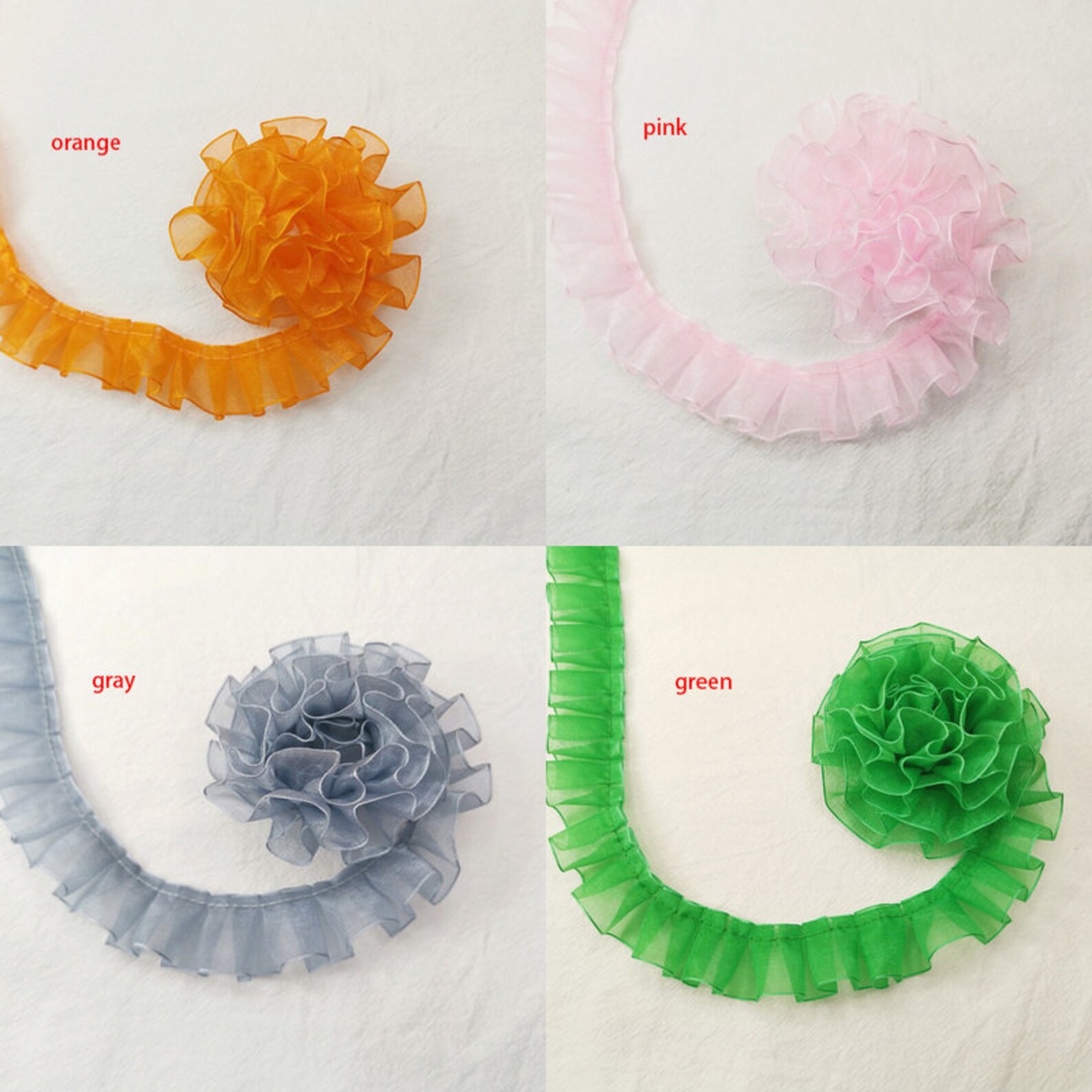 Ruffled Trims 20 Yards Lace Trim Ribbon Fabric for Dress Skirt - Etsy