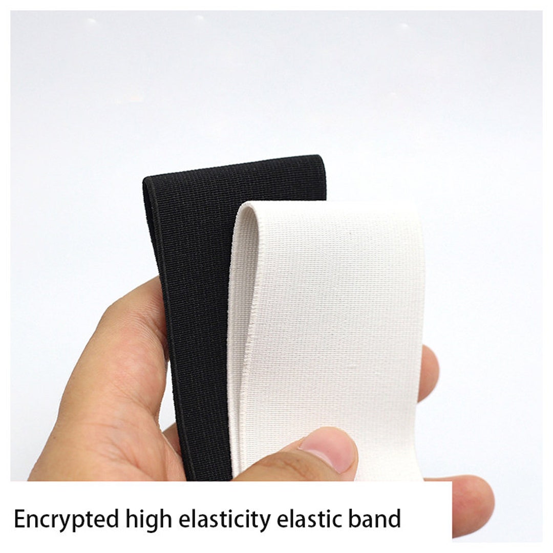 Elastic Bands for Sewing 4 Meters Black White High Elasticity Rubber ...
