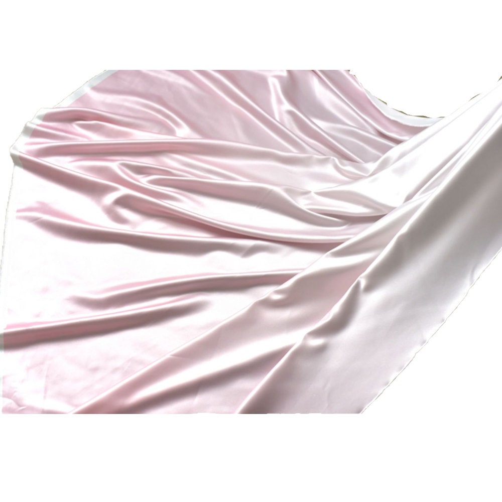 Blue Gradient Satin Fabric 1 Meter Gradual Color Change Cloth Sewing ...