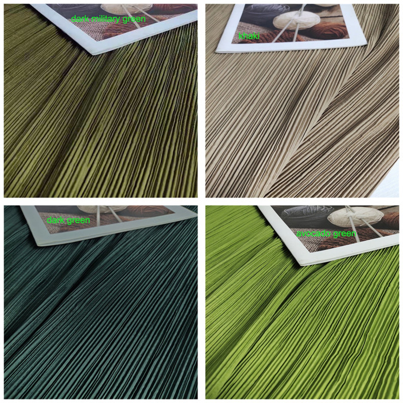 Pleated Fabric Stiff Plisse Accordion Creative Crimping Handmade DIY ...