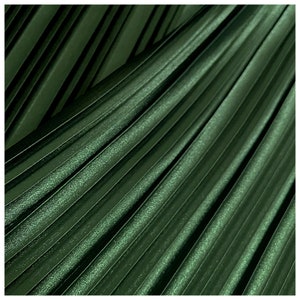 Green Satin Pleated Fabric Line Texture Stripe Accordion Plisse Fabric ...