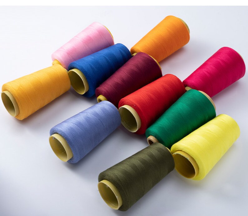 3 Cones Polyester Sewing Thread 3000 yard each Machine Hand | Etsy