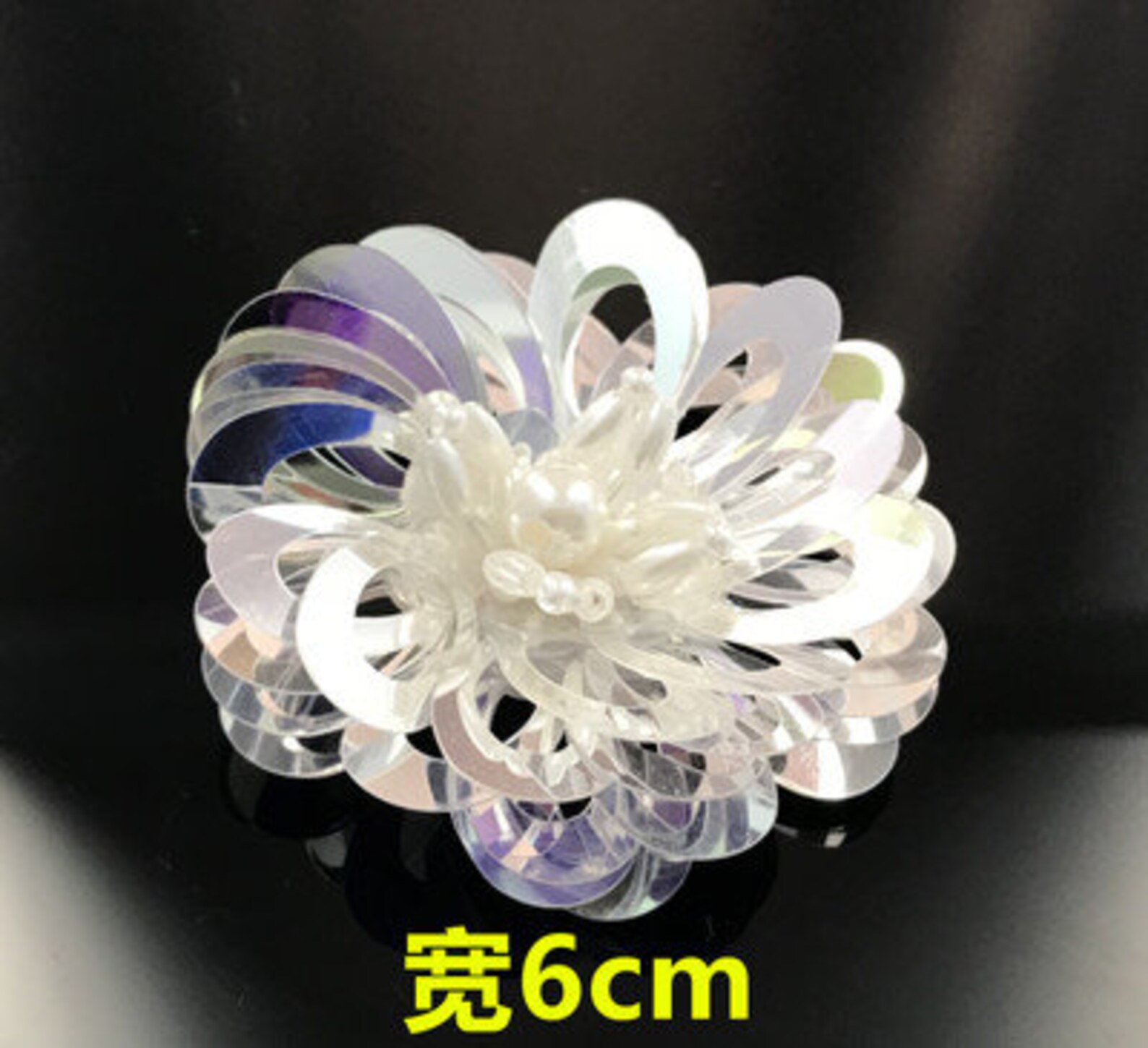 14-40pcs Rhinestones Sequins Beads Flower Foral Appliques - Etsy