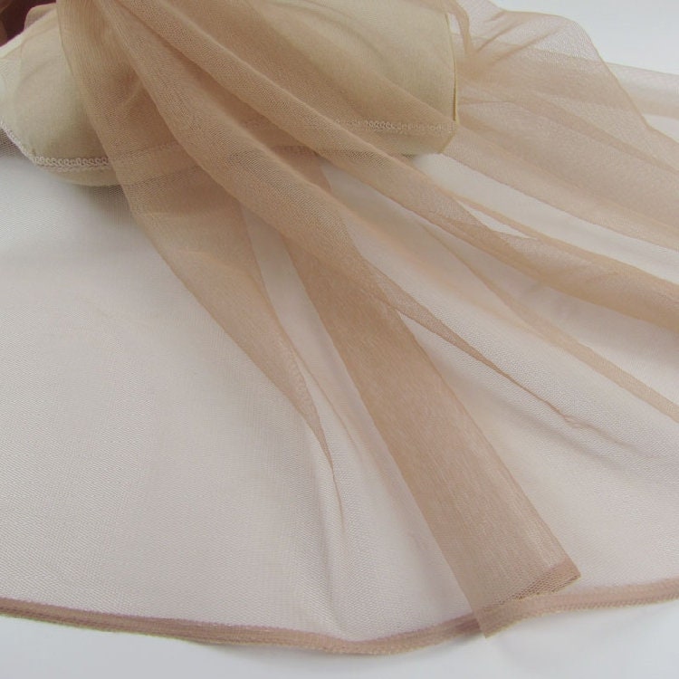 5 Meters 155cm 61" Width Khaki Micro-hard Mesh Tulle Fabric Girl ...