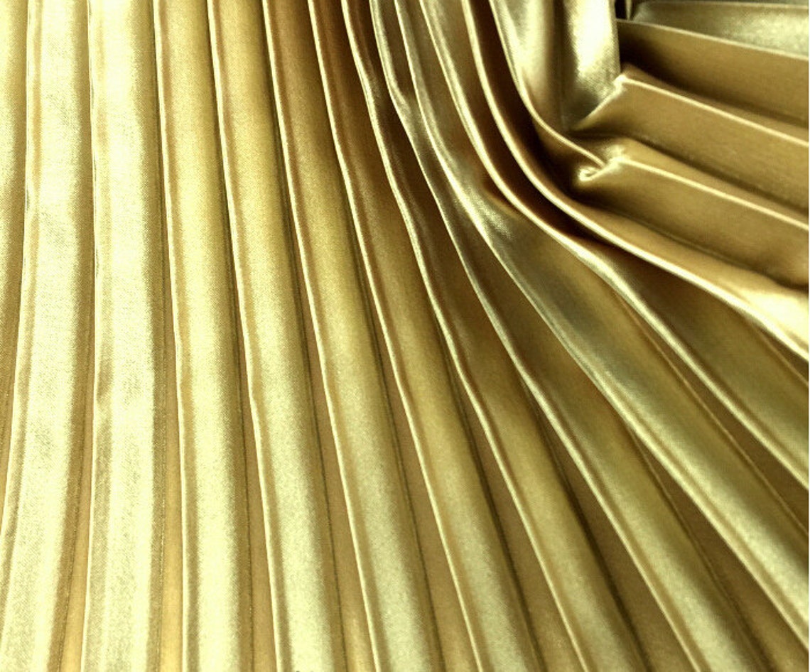 2 Meters 150cm 59.05 Width Champagne Gold Crumple - Etsy