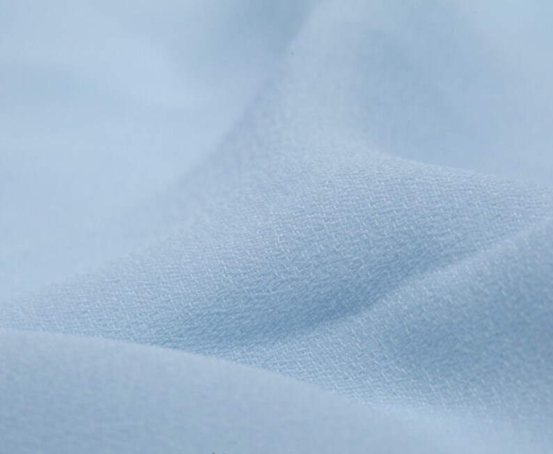 2 Meters 148cm 58.26 Width Light Blue Chiffon Fabric - Etsy
