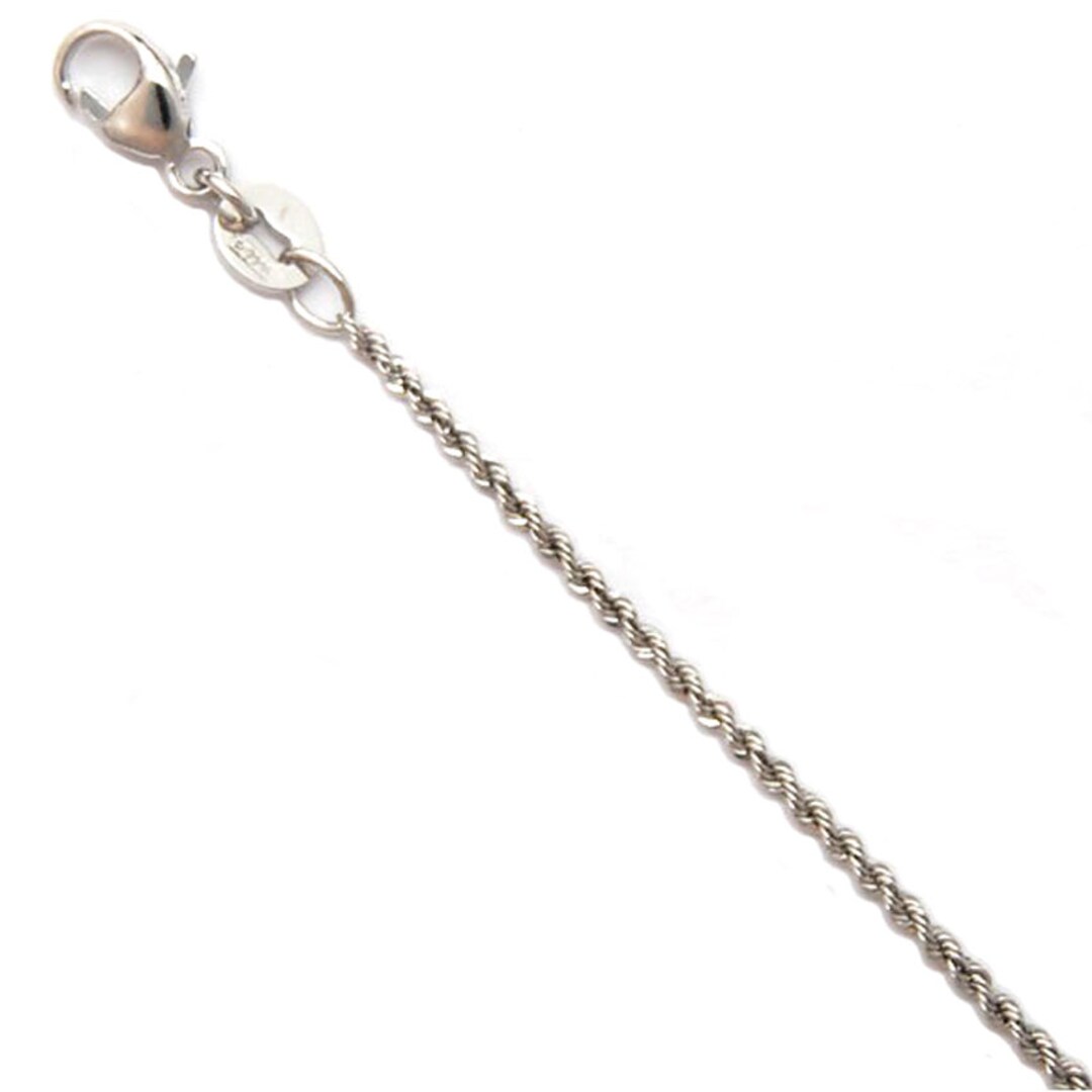 1.3mm Platinum PT950 Laser Cut Rope Chain 16" 18" 20" or 24" - Etsy