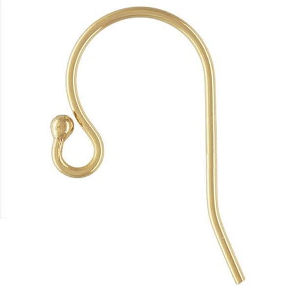 Solid Gold Ear Wires - Etsy