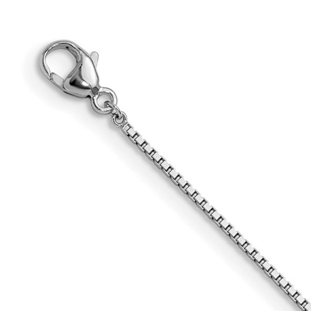 1.0mm Platinum PT950 Solid Box Chain Necklace 16" 18" 20" 24" - Etsy