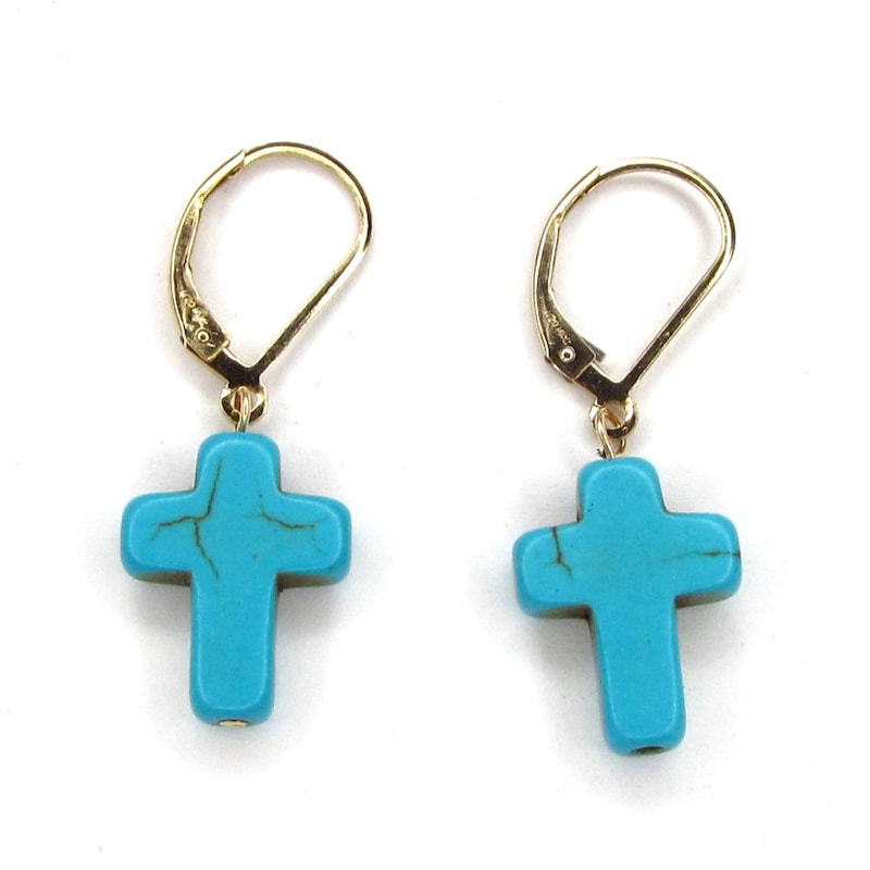 Turquoise Cross - Etsy