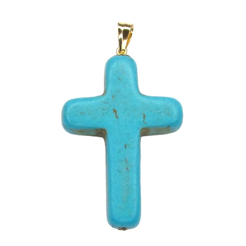 Turquoise Cross - Etsy