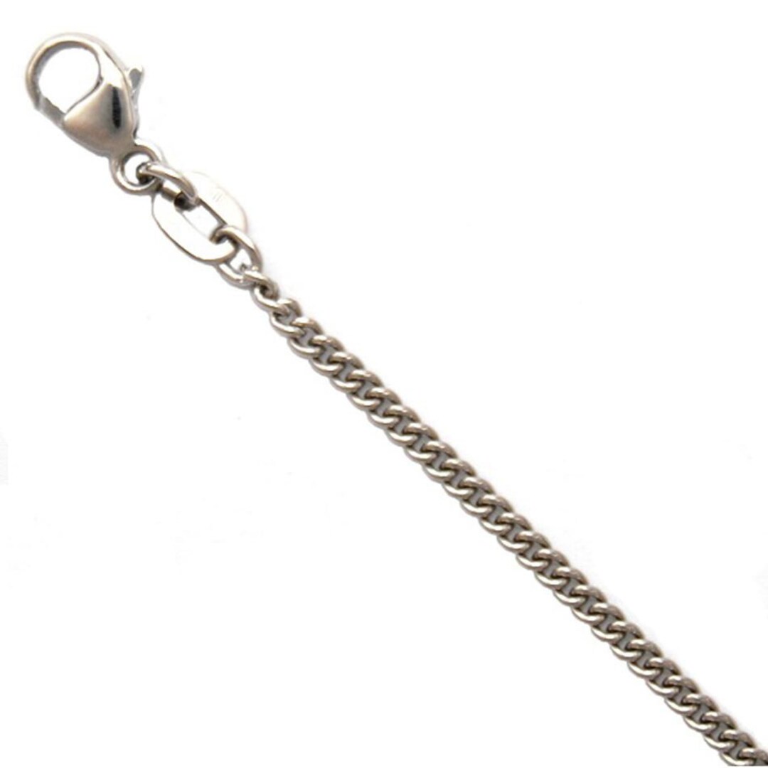 1.8mm Platinum Round Curb Chain PT950 18" 20" 24" or 30" German Made - Etsy