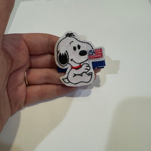 Snoopy Hair Clips - Etsy