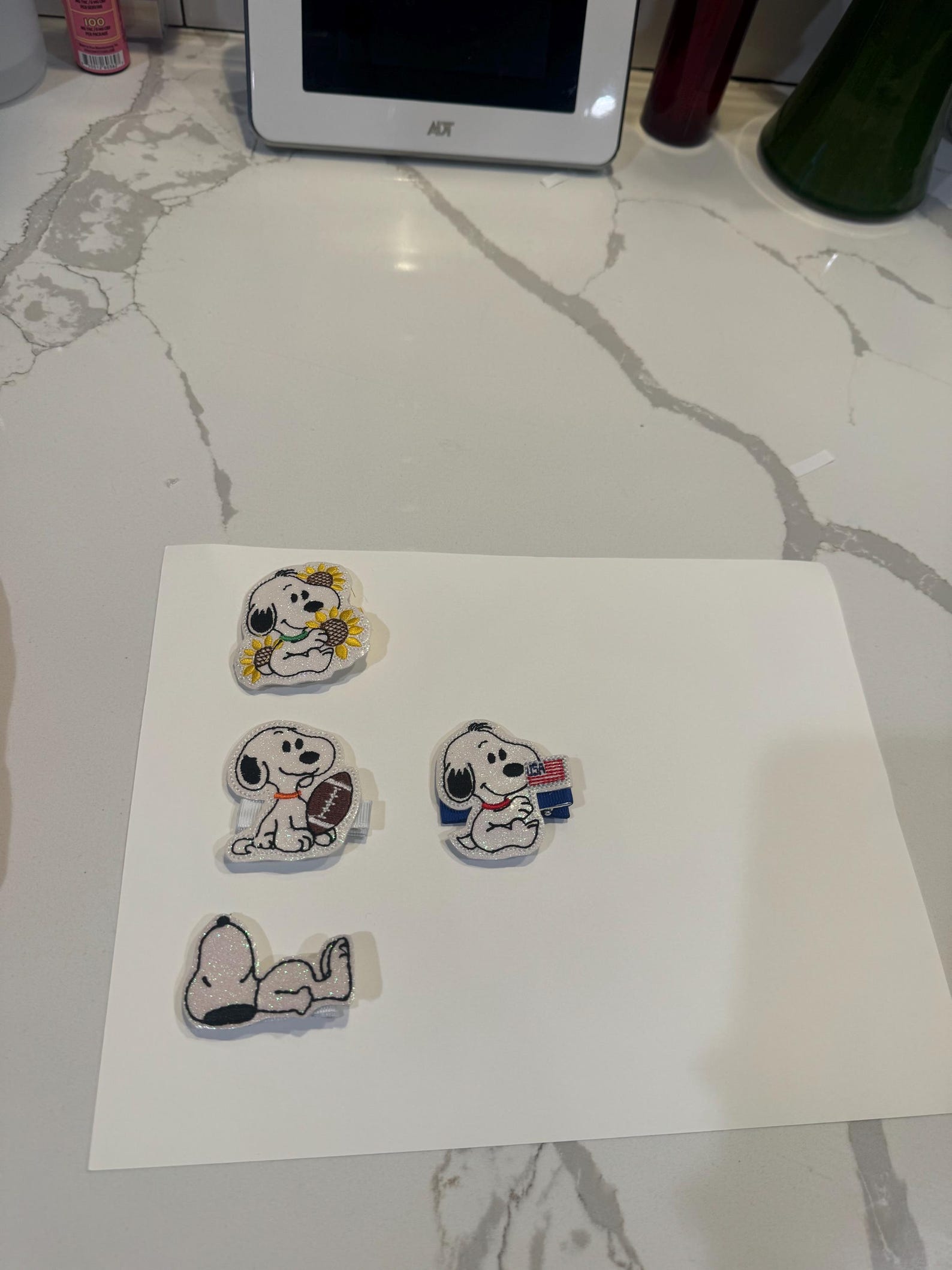 Snoopy Hair Clips - Etsy