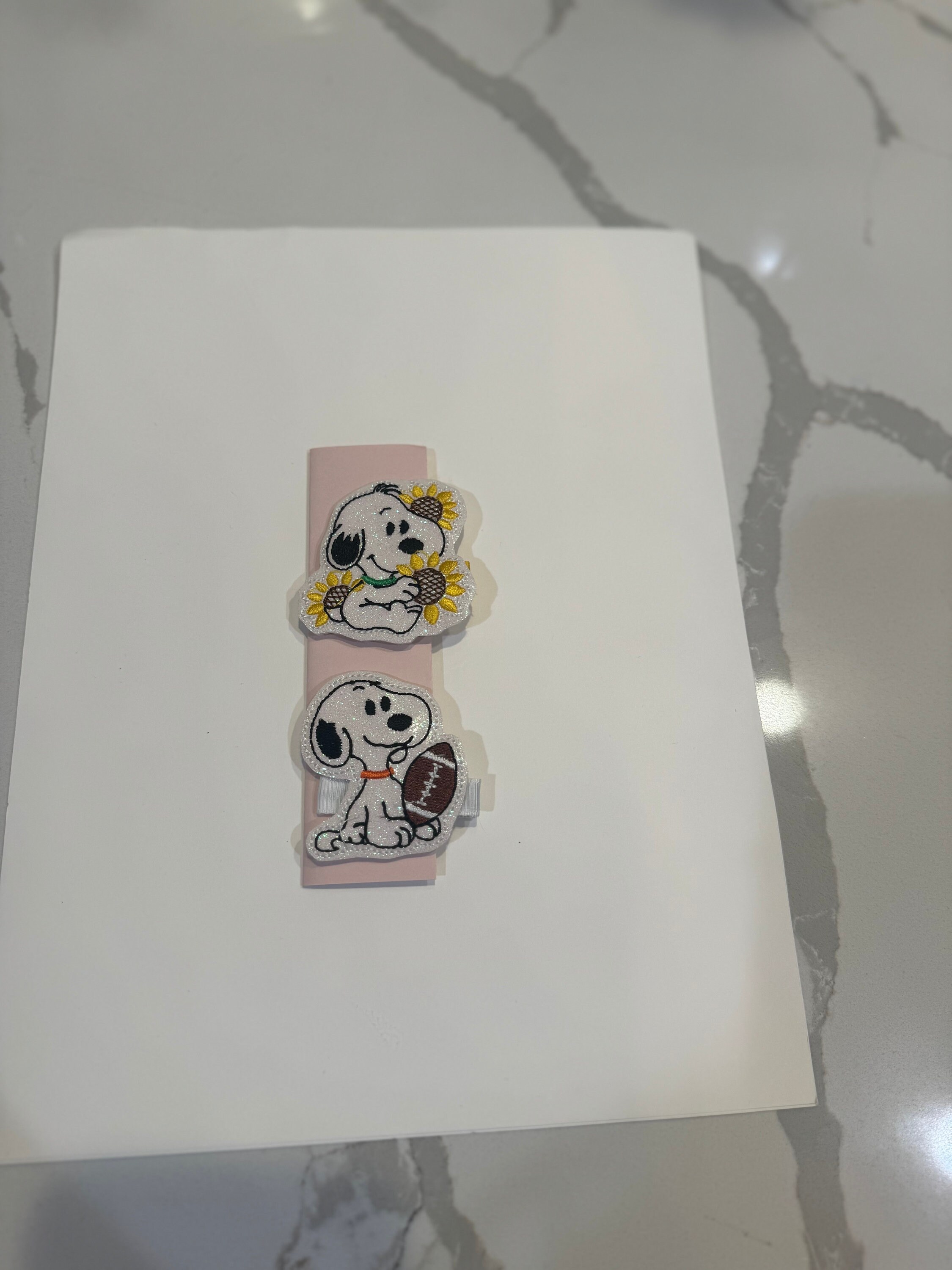 Snoopy Hair Clips - Etsy