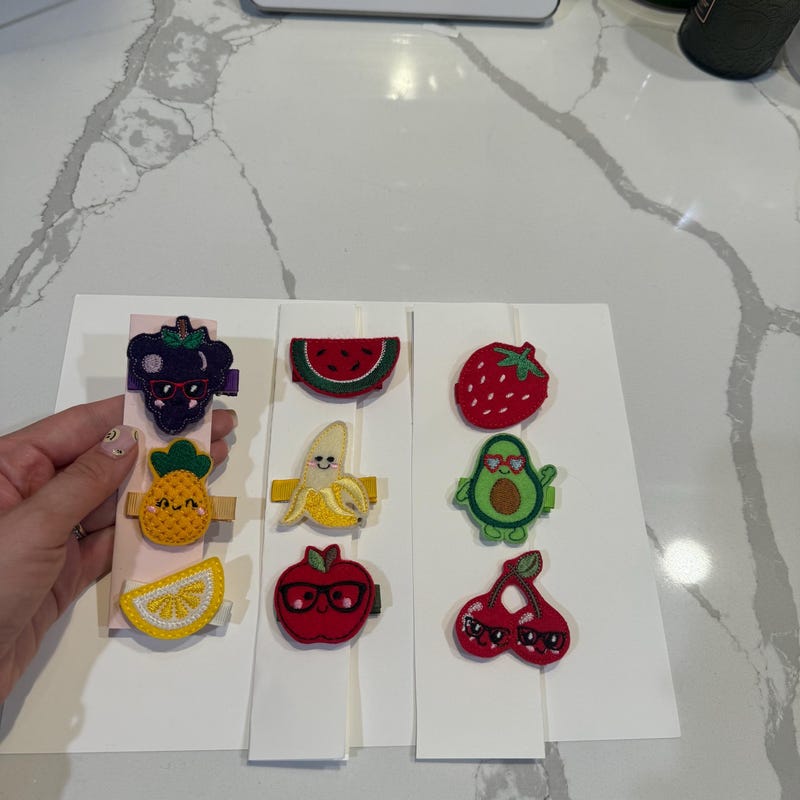 Fruit Hair Clips - Etsy