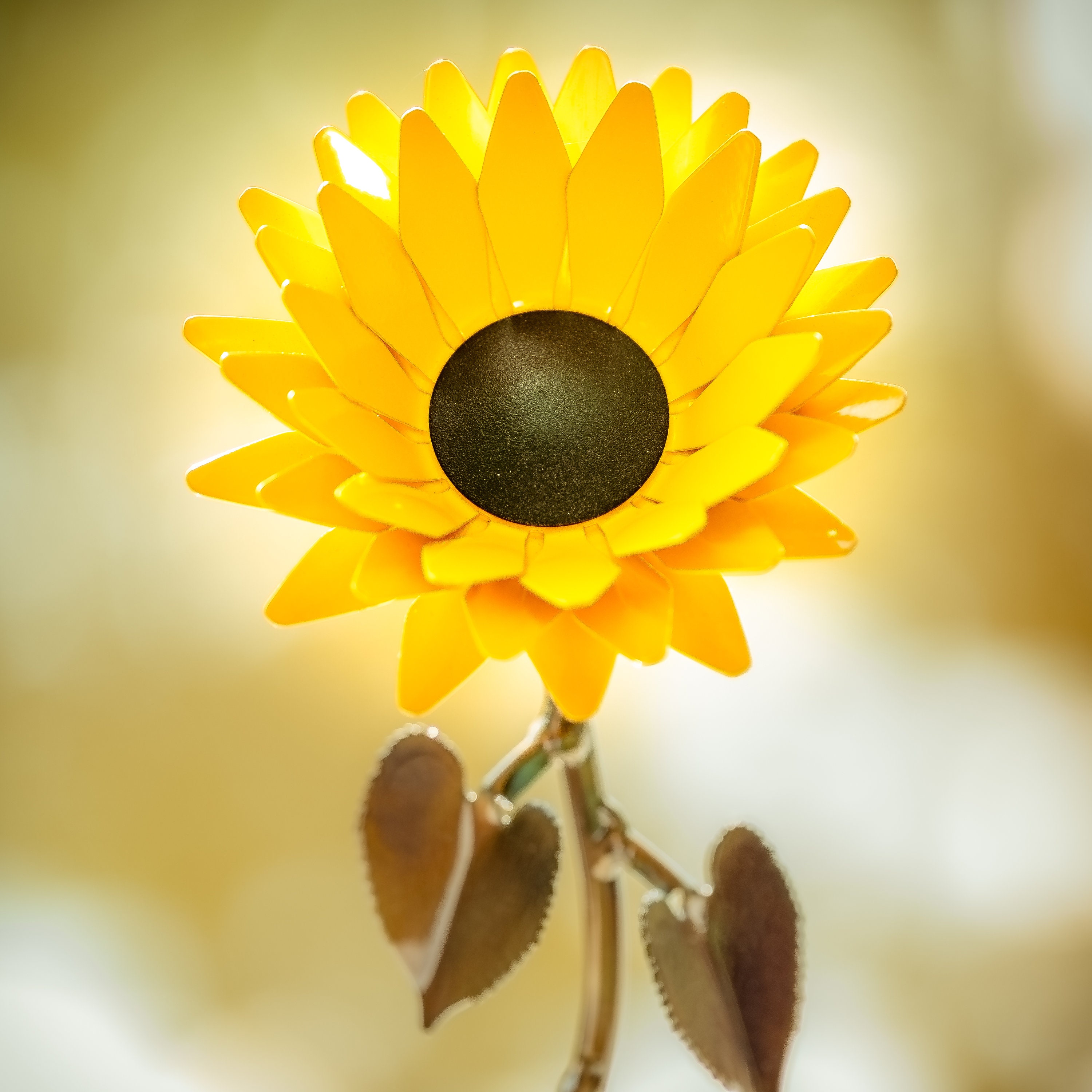 Personalized Gift Hand-forged Wrought Iron Metal Sunflower | Etsy