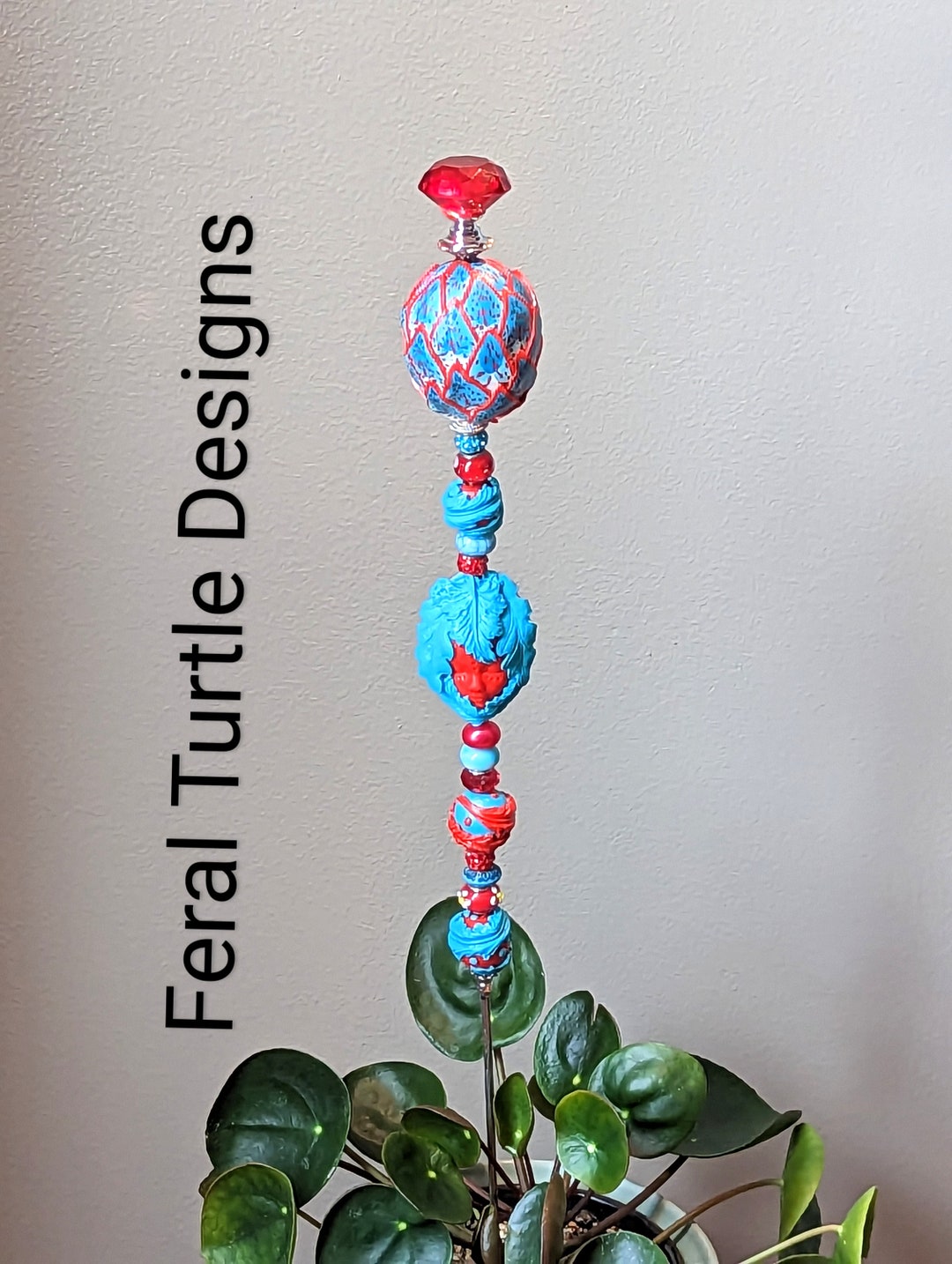 Garden Goddess Plant Bling Jewelry for Planter Plant Stake - Etsy