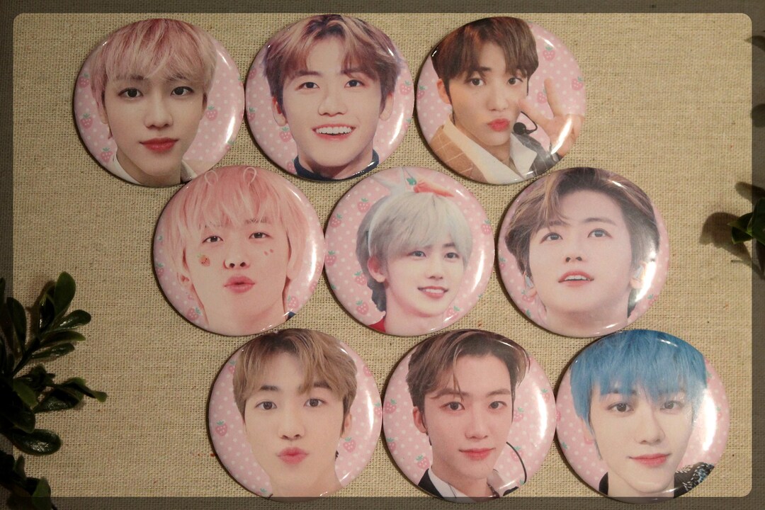 Jaemin Large Button Set (9x) Cute Version - Na Jae Min NCT Dream Badge ...