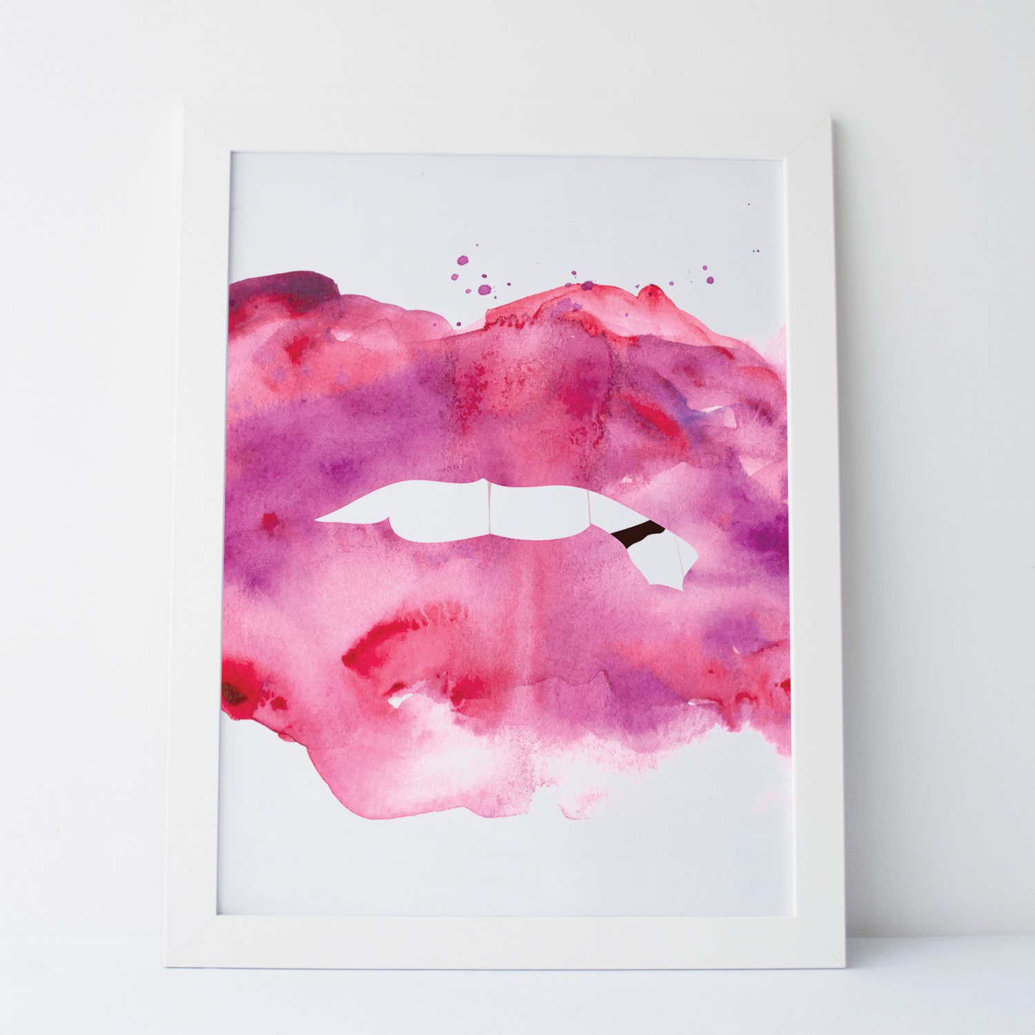 Printable Art Abstract Lips Lips Art Lips Prints | Etsy