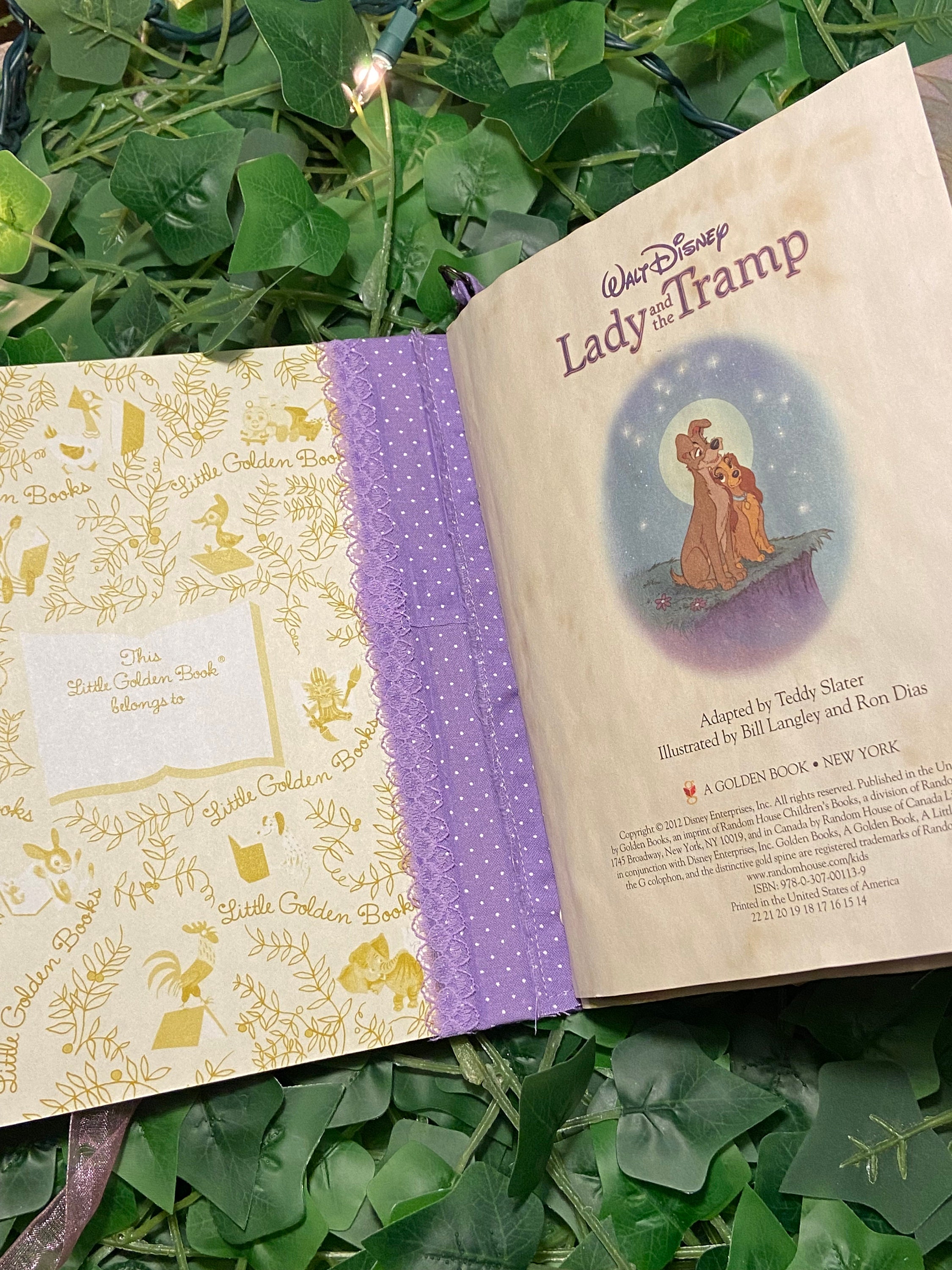 Vintage Look Lady and the Tramp Little Golden Book Junk Journal ...