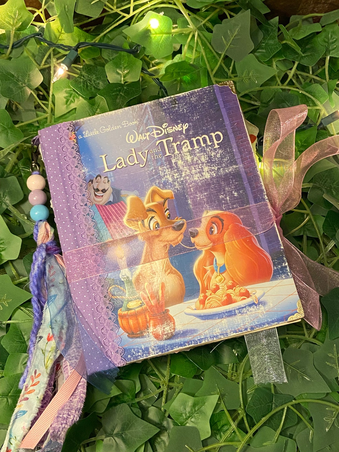 Vintage Look Lady and the Tramp Little Golden Book Junk Journal, Dog ...