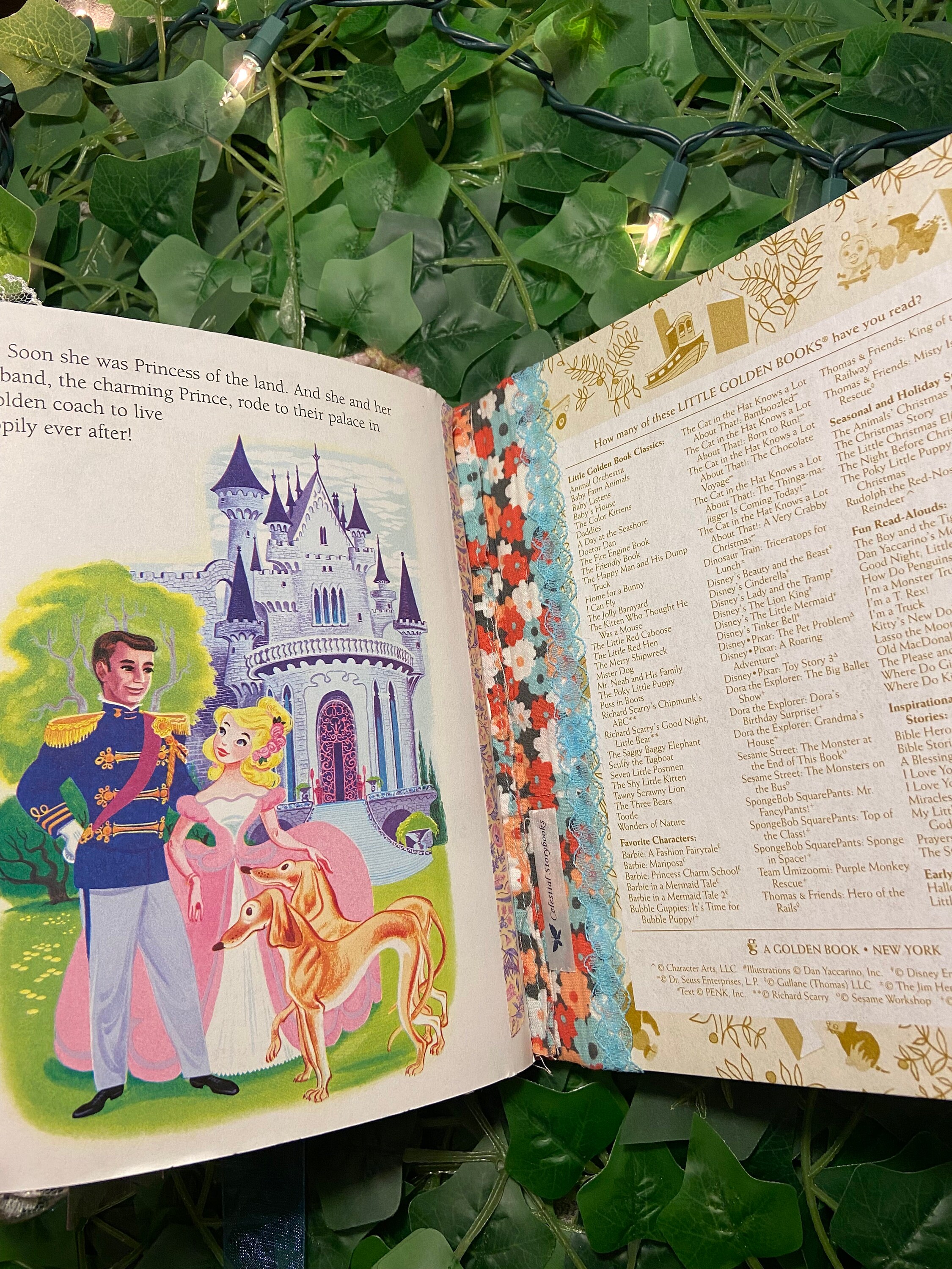 Cinderella Little Golden Book Junk Journal Altered Book Removable